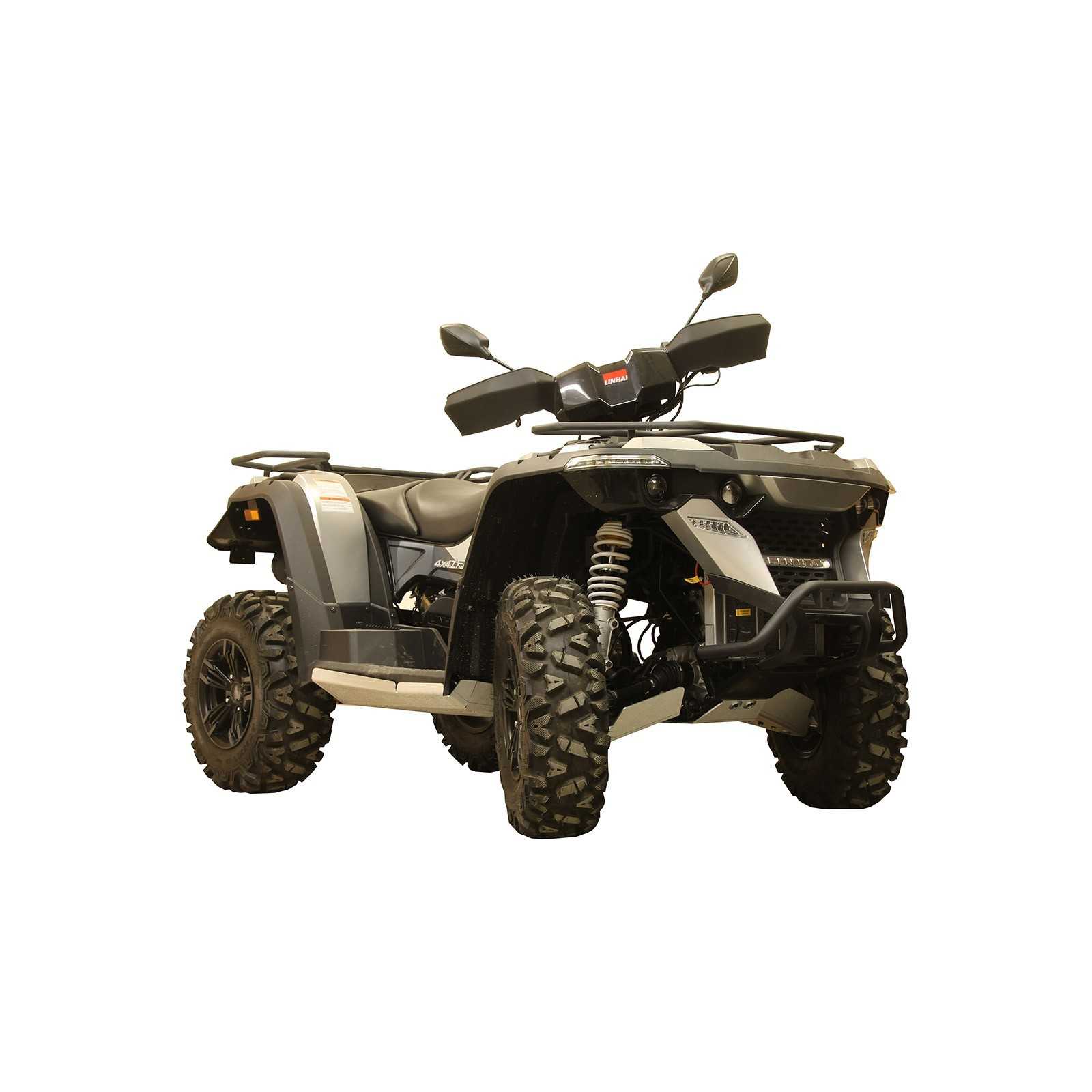 quad-atv-utv-ssv-Skid plate full set aluminium: Linhai M550L EPS